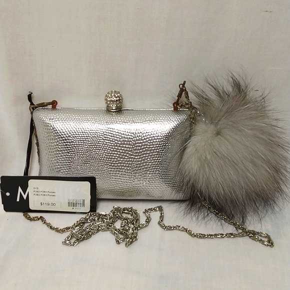 House of Luxe | Bags | House Of Luxe Silver Evening Purse Nwt | Poshmark